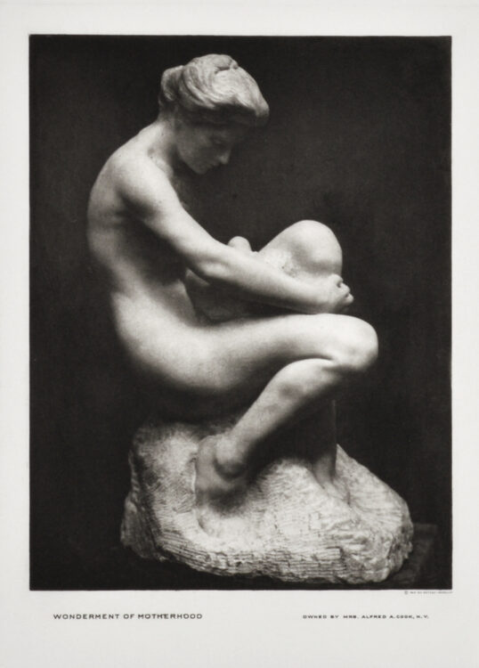 Wonderment Of Motherhood (right Side) by Gutzon Borglum | Printed Editions