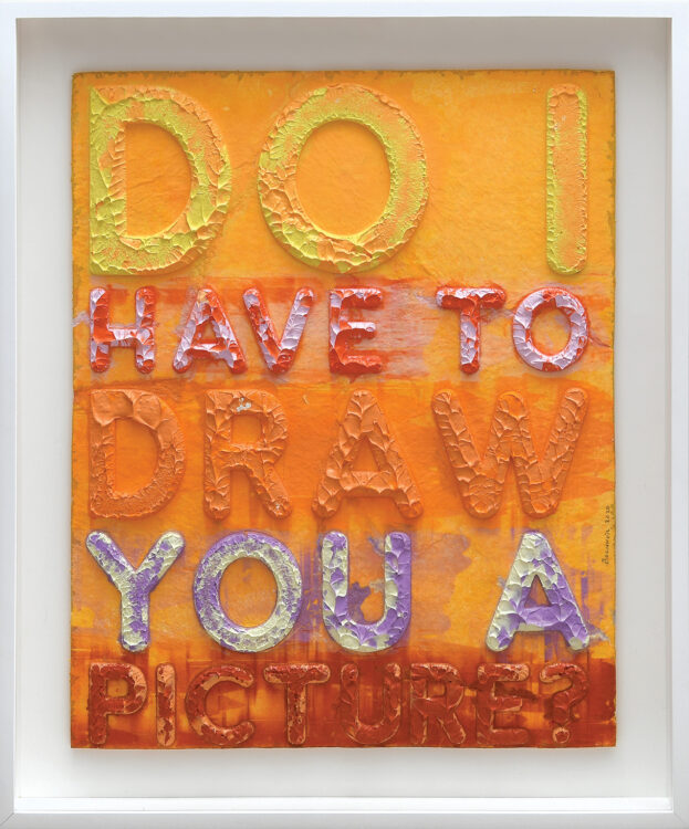 Do I Have to Draw You a Picture by Mel Bochner | Printed Editions