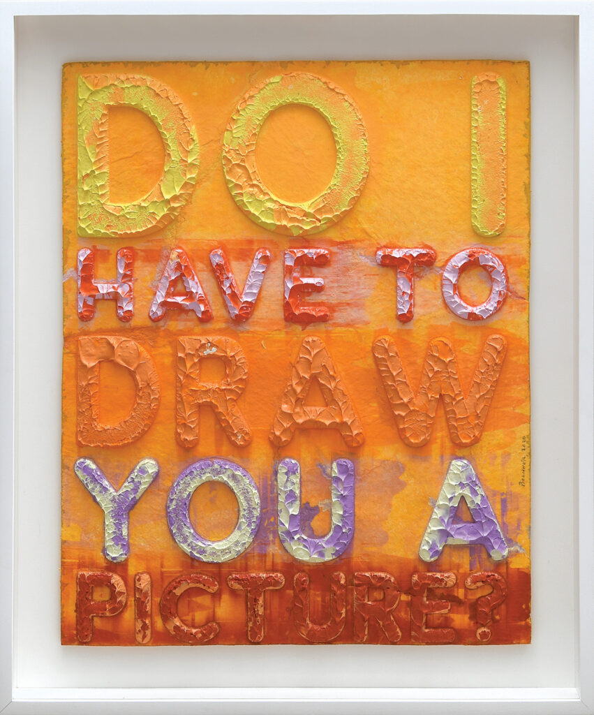 Do I Have to Draw You a Picture by Mel Bochner | Printed Editions