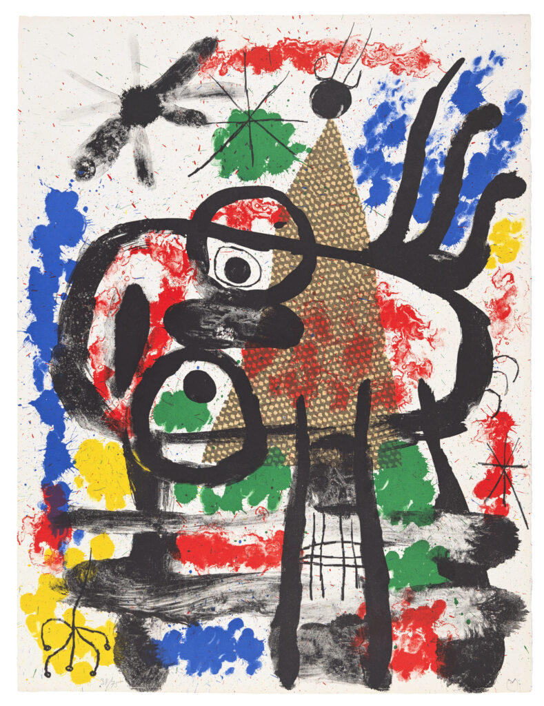 Plate V, from Album 19 by Joan Miro | Printed Editions