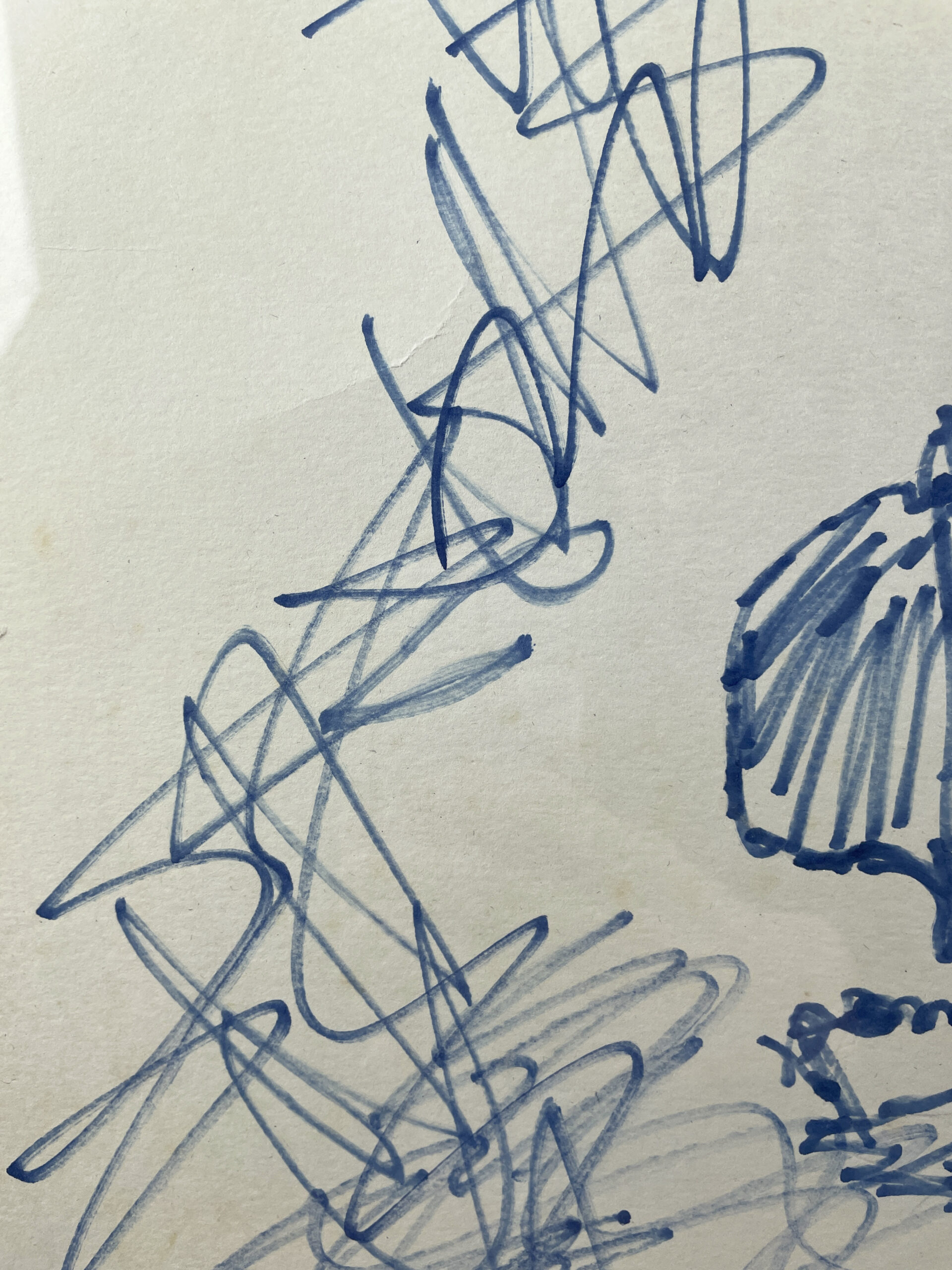 Hanging Woman (framed drawing) by Claes Oldenburg | Printed Editions