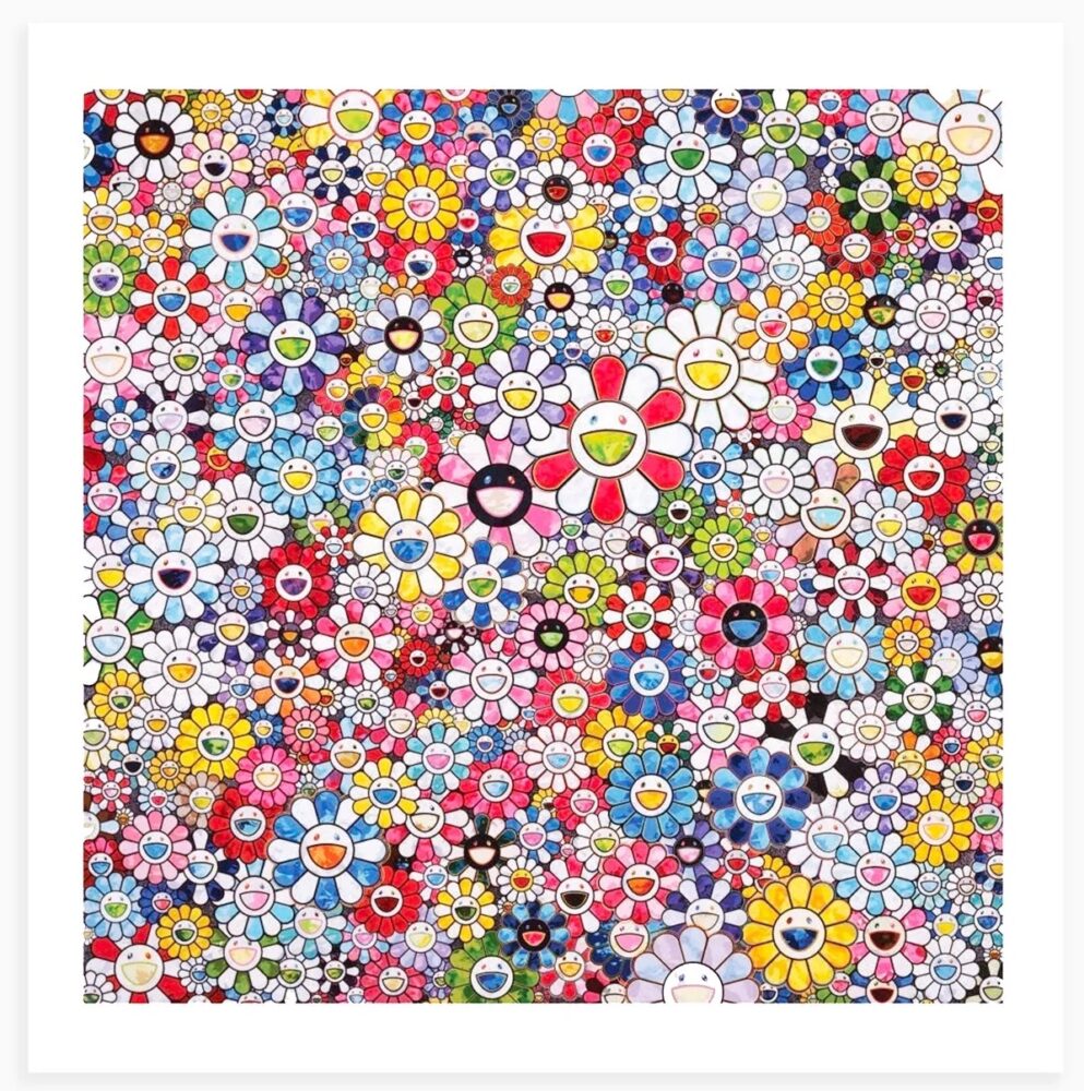 Flowers with Smiley Faces by Takashi Murakami | Printed Editions