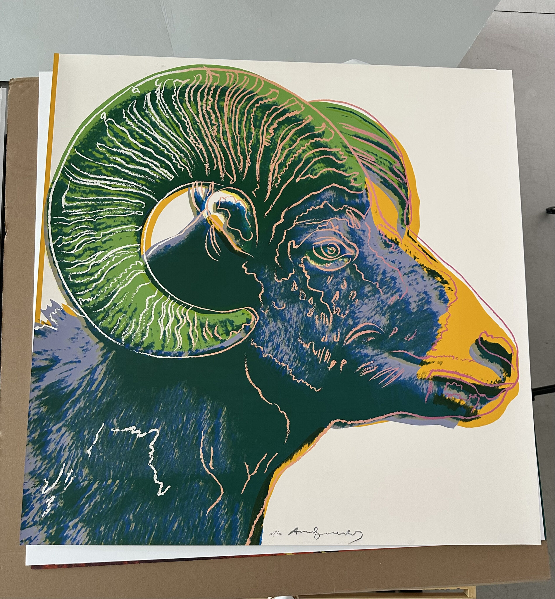 Bighorn Ram (FS II.302) by Andy Warhol | Printed Editions