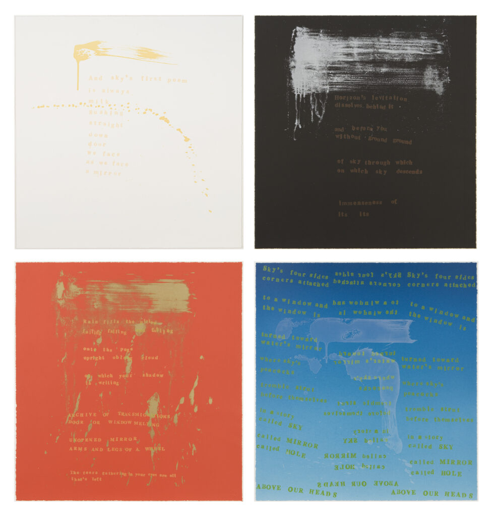 Sky’s First Poem by Pat Steir | Printed Editions