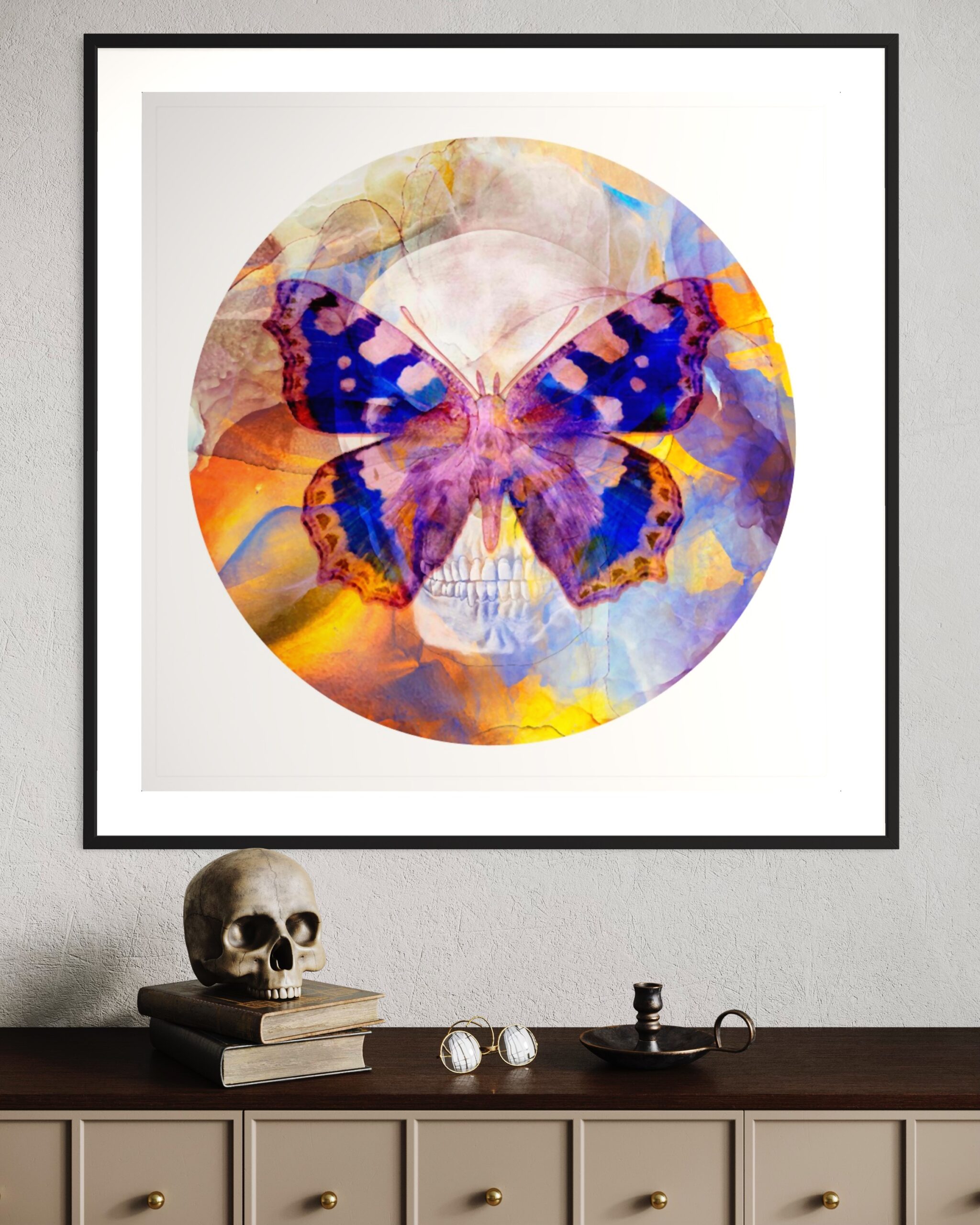 Skullfly: Addicted to Purple Yellow by Tunku Khalsom | Printed Editions