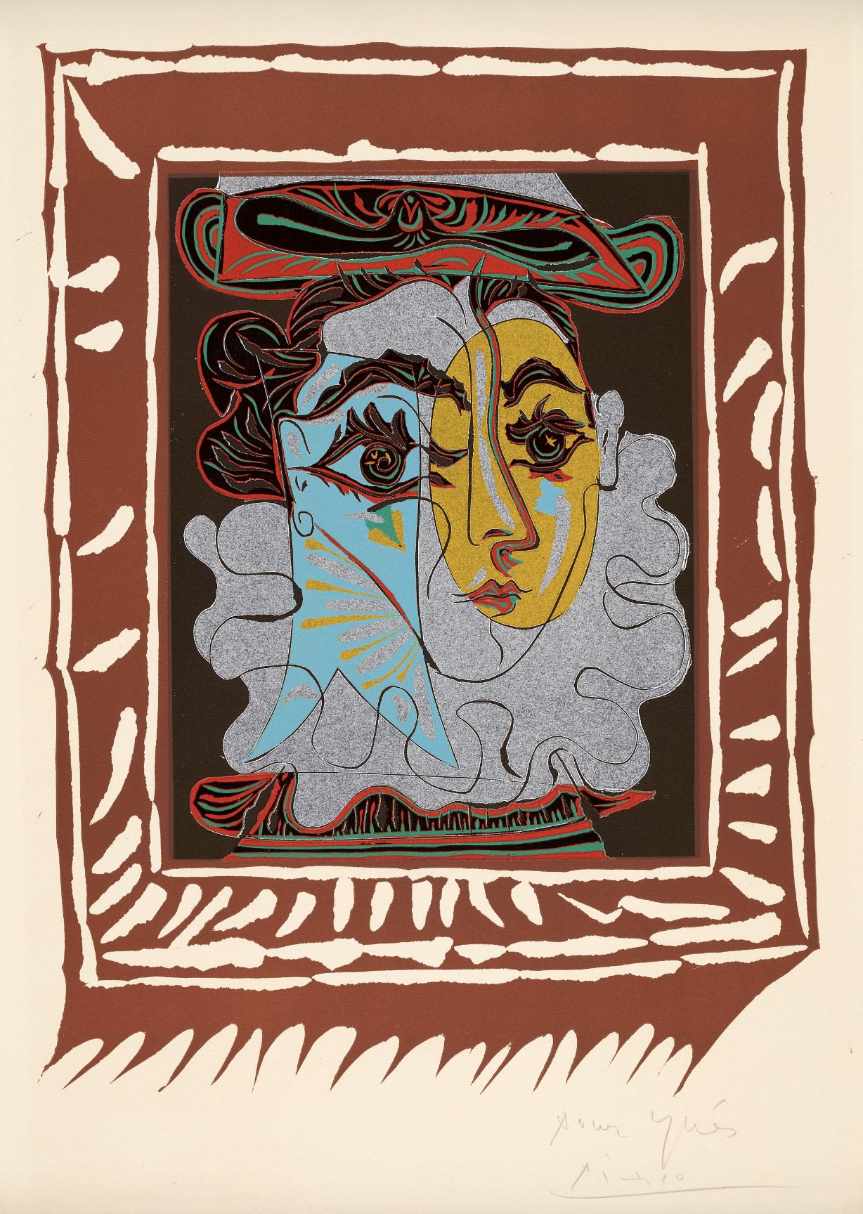 Behind the Print | Portrait de femme à la fraise et au chapeau by Pablo ...