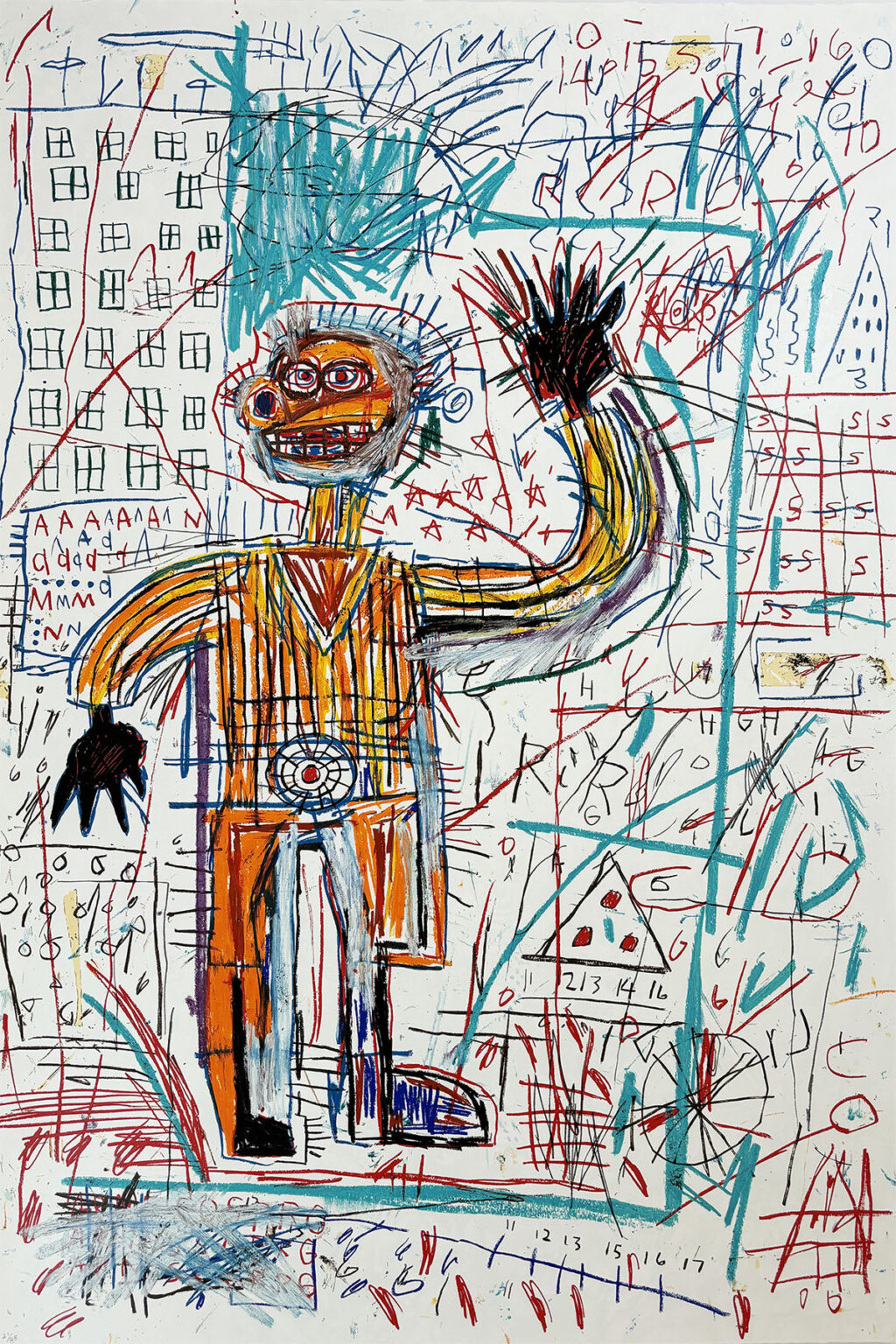 Untitled V from The Figure Portfolio by Jean-Michel Basquiat | Printed ...