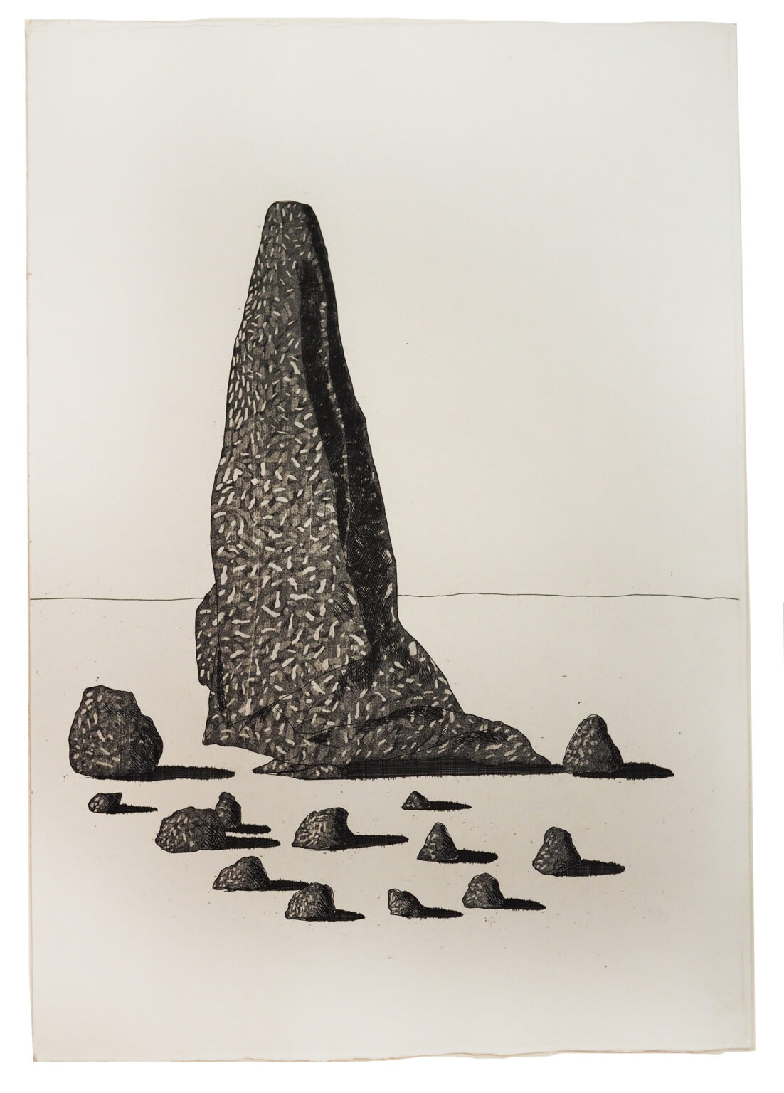 The Sexton Disguised as a Ghost Stood Still as Stone by David Hockney ...