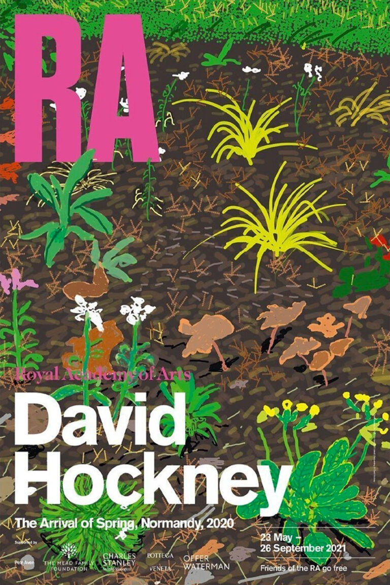 David Hockney The Arrival of Spring, Normandy No.186 Royal Academy ...