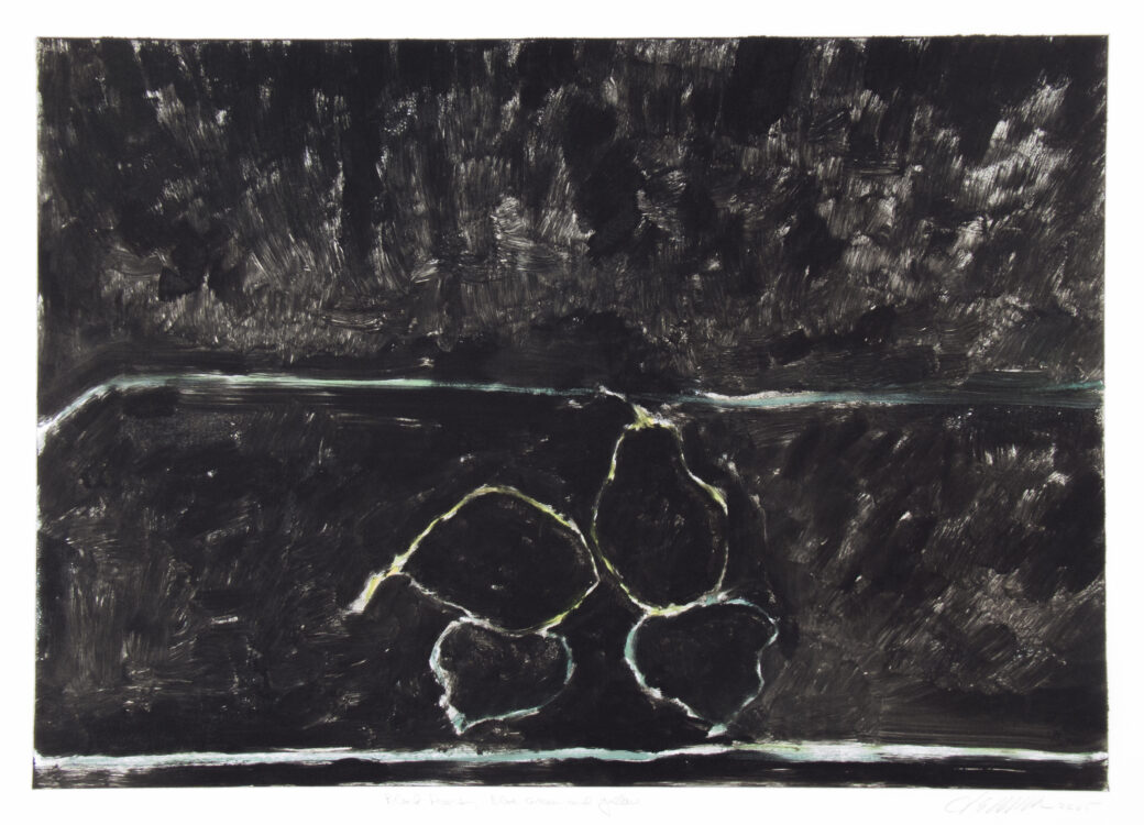 Black Pears: Blue, Green and Yellow by Jane McNichol | Printed Editions