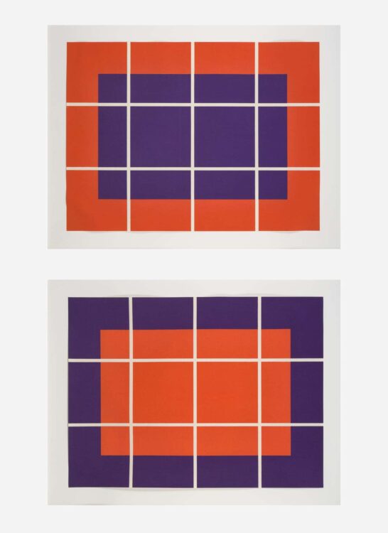 Untitled, two prints (Schellmann 267-269) by Donald Judd | Printed Editions