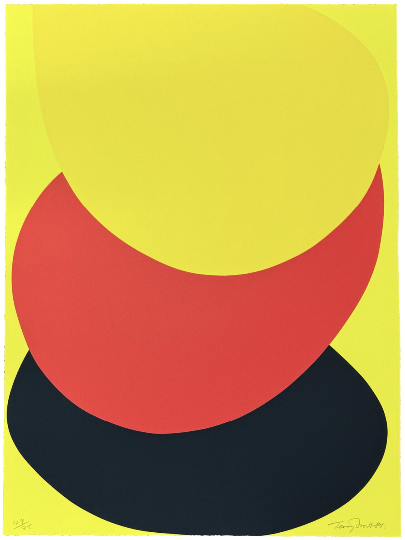 Suspended Red, Yellow and Black by Terry Frost | Printed Editions