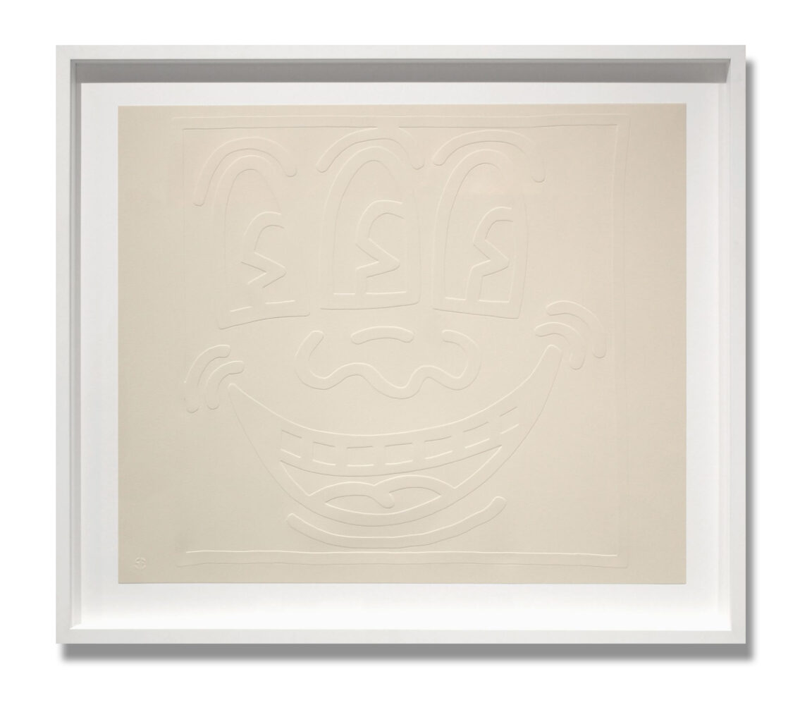 White Icons: Three Eyed Monster by Keith Haring | Printed Editions