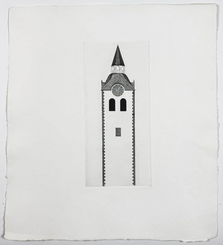 The church tower and the clock (Six Fairy Tales from the Brothers Grimm ...