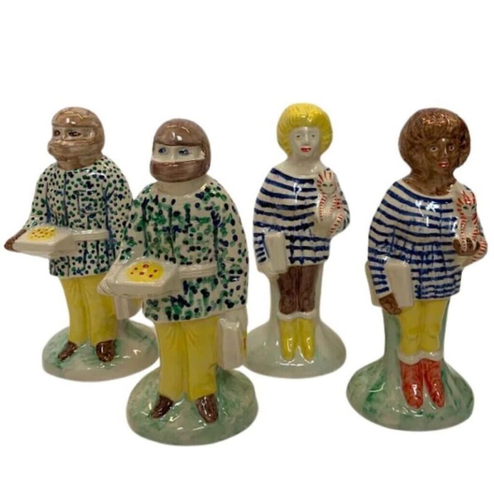 Key Workers (Full Set of Four Sculptures) by Grayson Perry | Printed ...