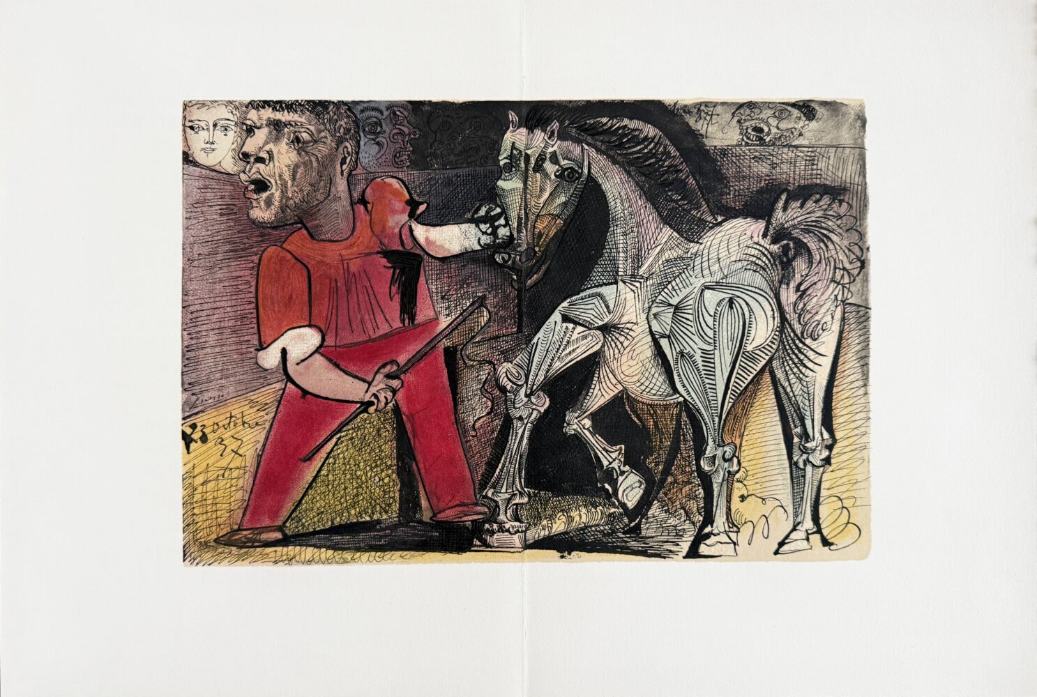 Pablo Picasso – Dompteur et son Cheval by Pablo Picasso | Printed Editions