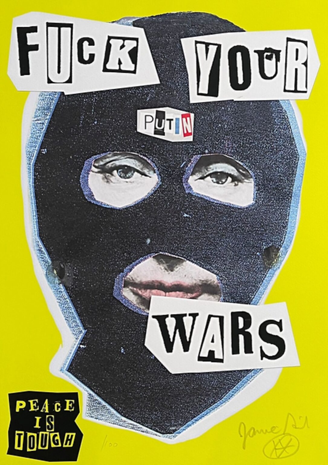 Peace is Tough by Jamie Reid | Printed Editions