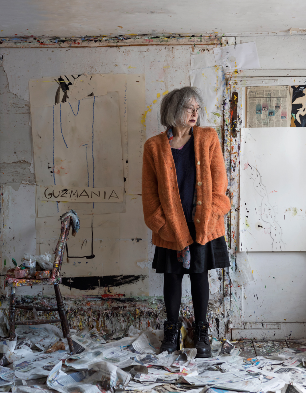 Girl Now Meets Girl Then by Rose Wylie at Rene Schmitt - Printed Editions