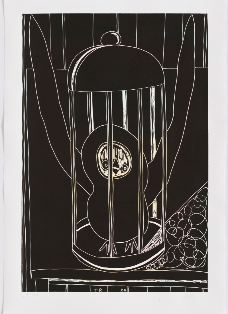 Bird in Cage (1) by Tal R | Printed Editions