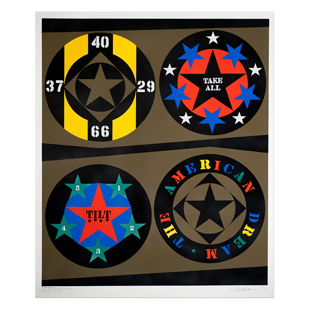 The American Dream (Decade Series) by Robert Indiana | Printed Editions