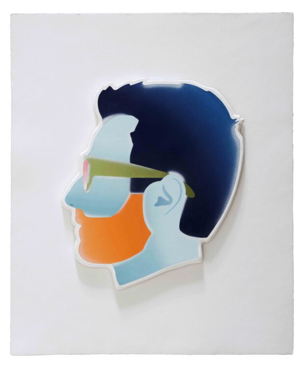 Self Portrait (Blue Face) by Alex Israel | Printed Editions