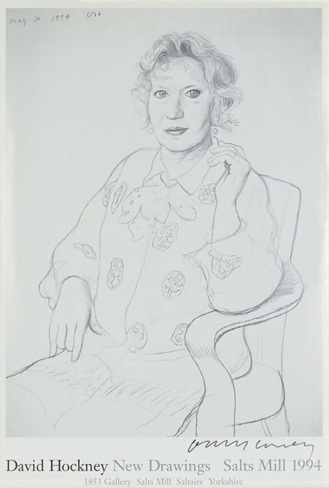 Hand Signed Poster – New Drawings with Celia by David Hockney | Printed ...
