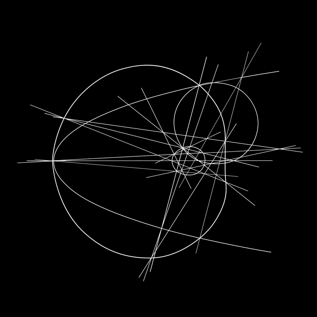 Foci of Curve from Bipolar Equation by Clifford Singer | Printed Editions