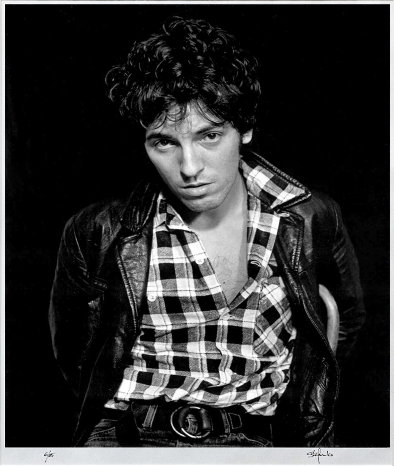 Bruce Springsteen, Bound (1978), large hand signed print by Frank ...