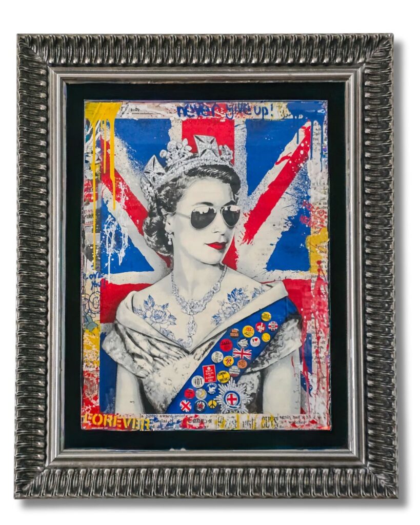 Mr Brainwash (French 1966-), ‘Queen Of Hearts’, 2022 by Mr Brainwash ...