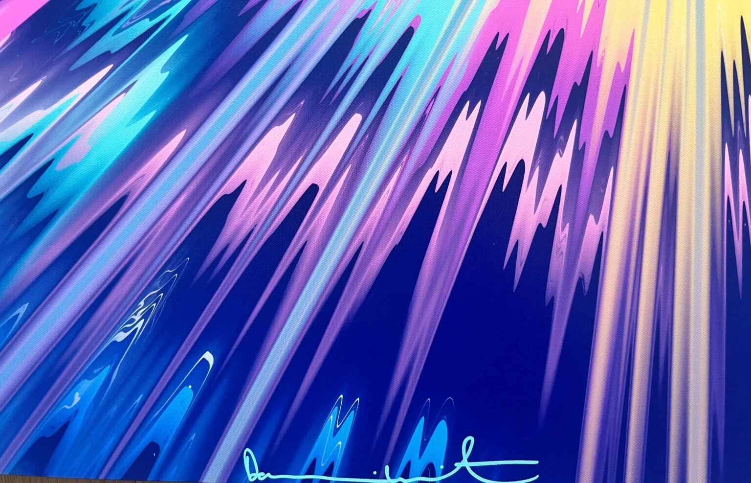 Damien Hirst, H12-5-11 , Beautiful Fair-snow Painting (2023) by Damien ...