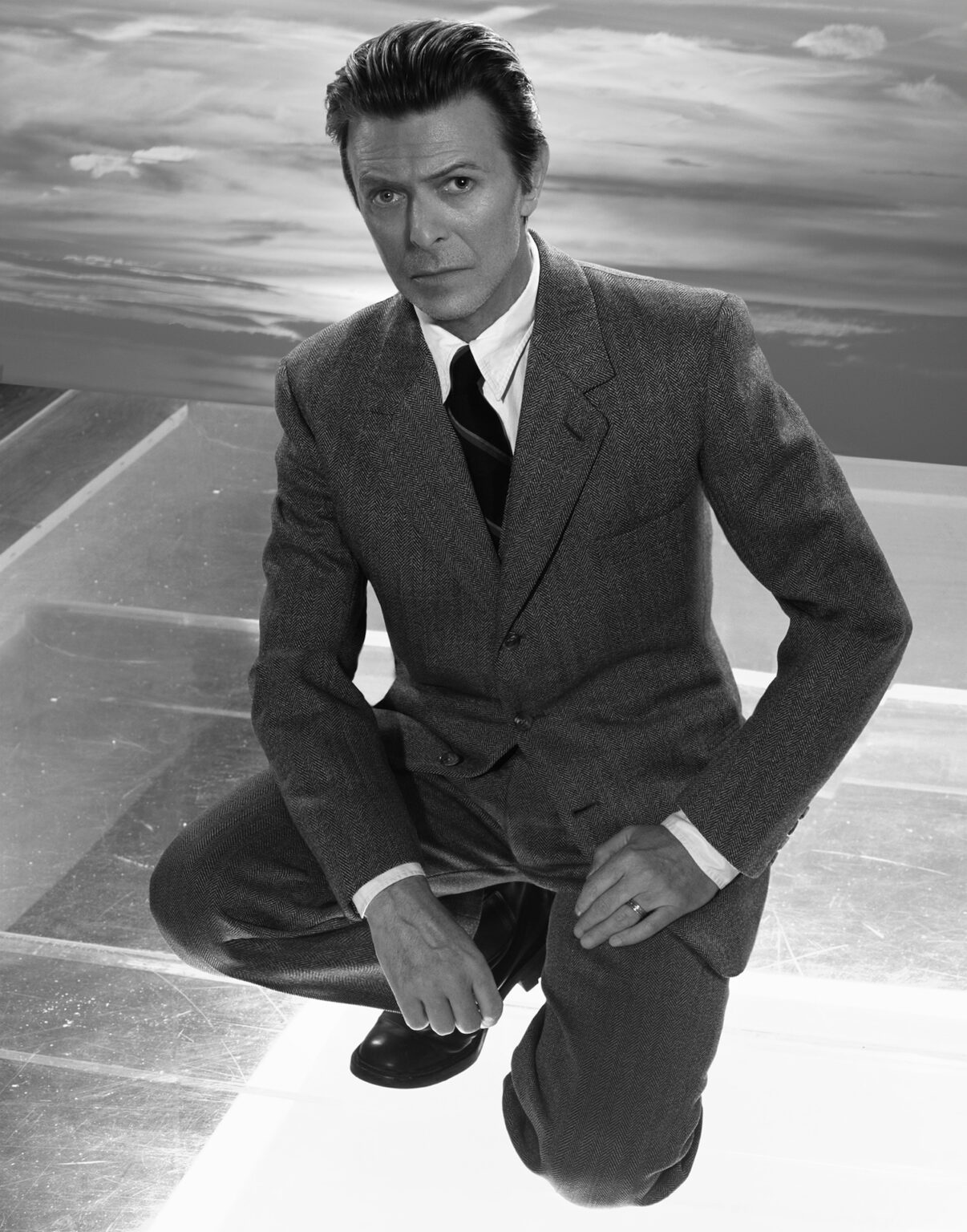 David Bowie, Sunset (B&W) by Markus Klinko | Printed Editions