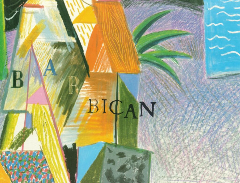 Detail From Cubistic Bar by David Hockney | Printed Editions
